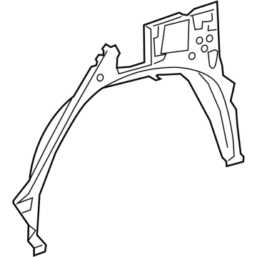 61631-0A040 Genuine Toyota PANEL, QUARTER WHEEL