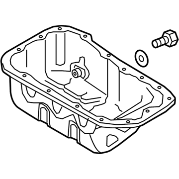 12101-WB002 Genuine Toyota Pan Sub-Assy, Oil