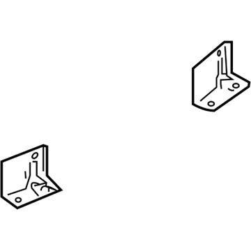 58355-WB001 Genuine Toyota Bracket, Rear Bumper Arm