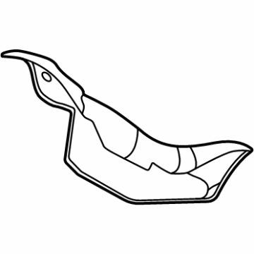58151-0R020 Genuine Toyota INSULATOR, Fr Floor