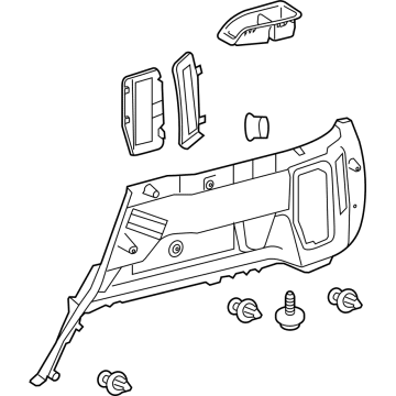 Inside Trim Board - 2022 Toyota 4Runner