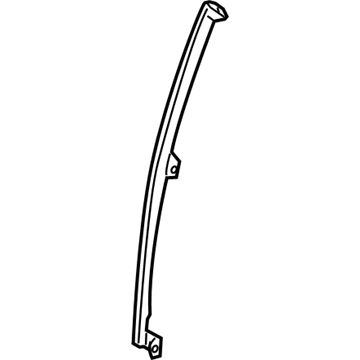 Rear Door Panel & Glass - 2019 Toyota Corolla Sedan