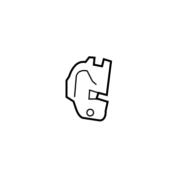 72630-0R031 Genuine Toyota Lock Assembly, Rr Seat B