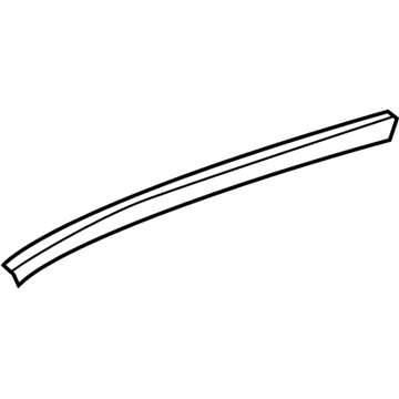 75926-60010 Genuine Toyota Tape, Black Out LH