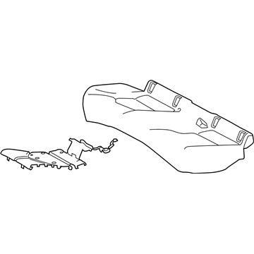 71075-07181-B2 Genuine Toyota Rear Seat Cover Sub-Assembly