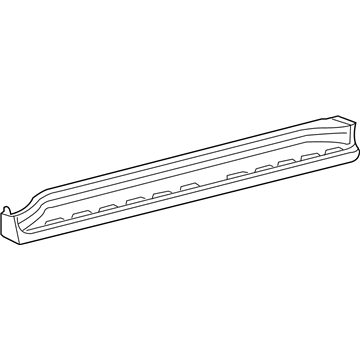 51773-60130-E0 Genuine Toyota Cover, Step Plate, RH