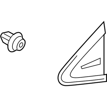 60117-02210 Genuine Toyota Cover Sub-Assembly, Fr P