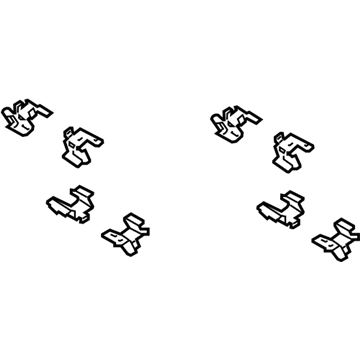 04948-F4010 Genuine Toyota Fitting Kit, Disc Br