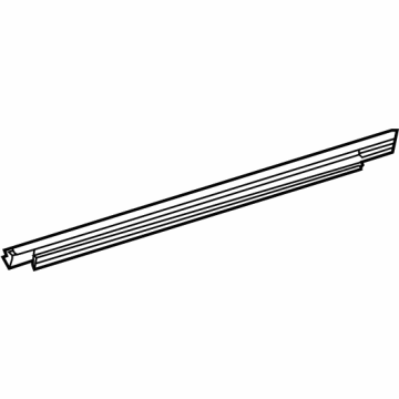 68173-0E080 Genuine Toyota WEATHERSTRIP, Rr Doo