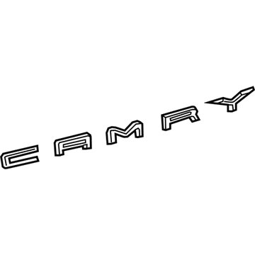 75442-06290 Genuine Toyota Luggage Compartment Door Plate