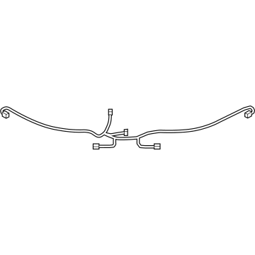82114-06350 Genuine Toyota Wire, Engine Room, N