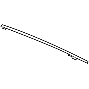 75763-10010 Genuine Toyota MOULDING, Rr Door Wi