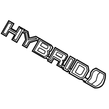 75443-12B60 Genuine Toyota Luggage Compartment Door Plate