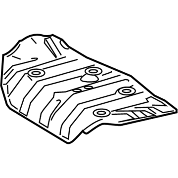 58327-12250 Genuine Toyota INSULATOR, Main MUFF