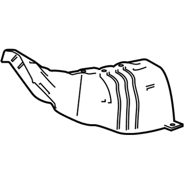 58151-12410 Genuine Toyota INSULATOR, Fr Floor