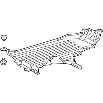 58399-06110 Genuine Toyota Cover, Floor Under