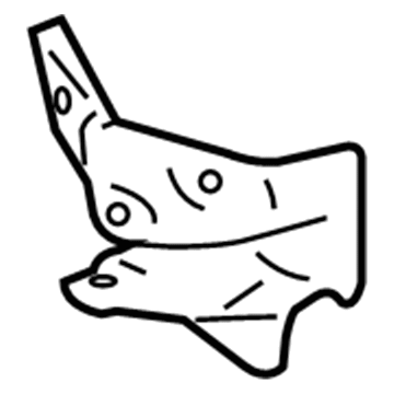 SU003-01557 Genuine Toyota Plate Air Flap R LH