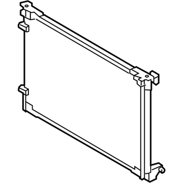 88460-47180 Genuine Toyota Condenser Assembly