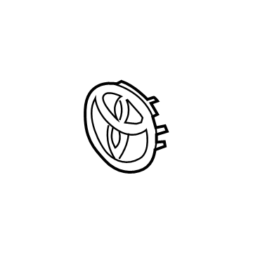 75301-35060 Genuine Toyota EMBLEM SUB-ASSY, RAD