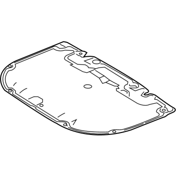 53341-06560 Genuine Toyota Insulator, Hood