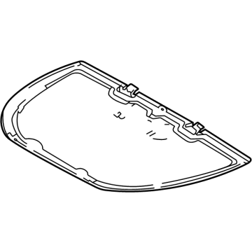 53341-0E120 Genuine Toyota Insulator, Hood