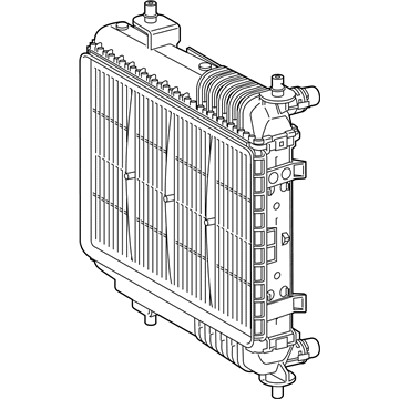 16400-WAA04 Genuine Toyota Radiator Assy