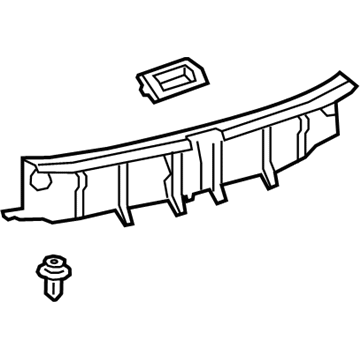 58387-12110-C0 Genuine Toyota Plate, Rr Floor FINI