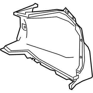 64710-12150-C0 Genuine Toyota Cover Assembly, Luggage