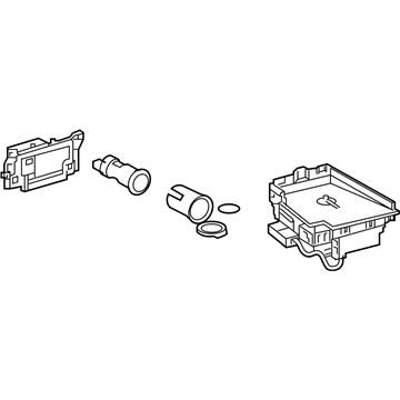 55405-60491 Genuine Toyota Panel Sub-Assembly, Inst
