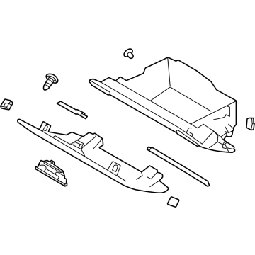 Toyota GR86 Glove Box - Guaranteed Genuine Toyota Parts