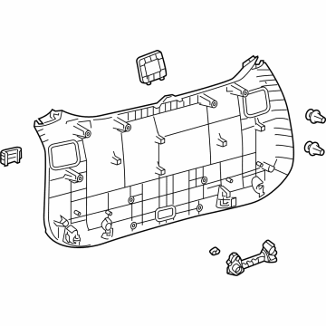 67750-0R090-C0 Genuine Toyota Board Assembly, Back Doo