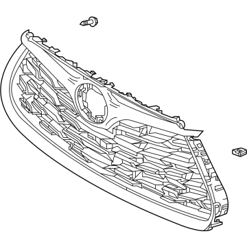 Toyota Highlander Grille - Guaranteed Genuine Toyota Parts