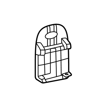 89348-50220 Genuine Toyota Clip, Ultrasonic Sen