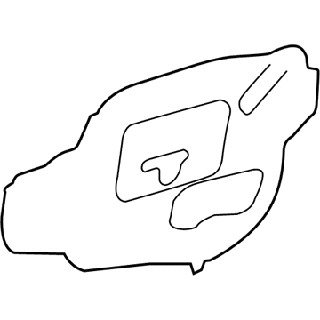 67832-02320 Genuine Toyota Cover, Front Door Service Hole