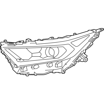 81170-42B11 Genuine Toyota Unit Assembly, HEADLAMP