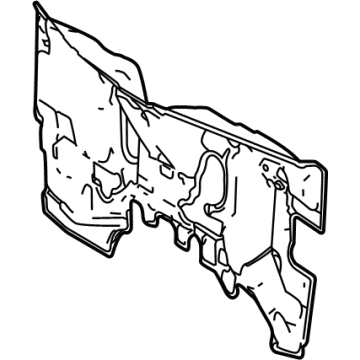 55223-08030 Genuine Toyota INSULATOR, Dash Pane