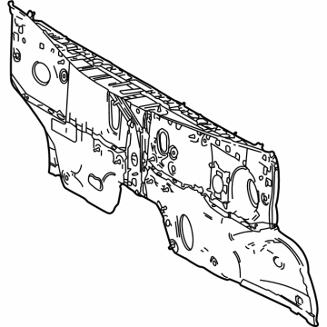 55101-08060 Genuine Toyota Panel Sub-Assy, Dash