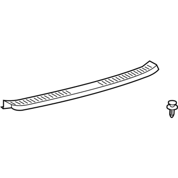 58387-0E090-C0 Genuine Toyota Plate, Rr Floor FINI