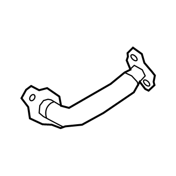 25610-37020 Genuine Toyota Pipe Assembly, EGR