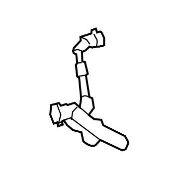 77404-12090 Genuine Toyota Hose Sub-Assembly, Fuel