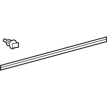 67864-06070 Genuine Toyota WEATHERSTRIP, Front Door