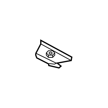 74482-WAA01 Genuine Toyota Clamp, Battery