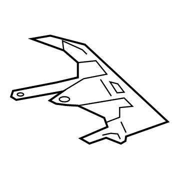 48738-0R010 Genuine Toyota Cover, LWR Control A