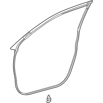 Front Door Panel & Glass - 2016 Toyota Highlander