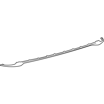 52751-08900 Genuine Toyota MOULDING, Rr Bumper