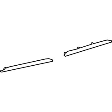 52724-06010 Genuine Toyota Moulding, Rear Bumper