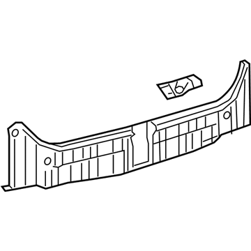 58387-06210-C0 Genuine Toyota Plate, Rear Floor FINI