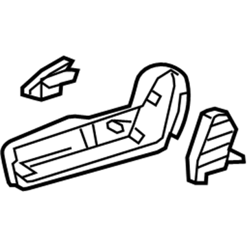 71811-06070-B1 Genuine Toyota Shield, Front Seat Cushion, RH