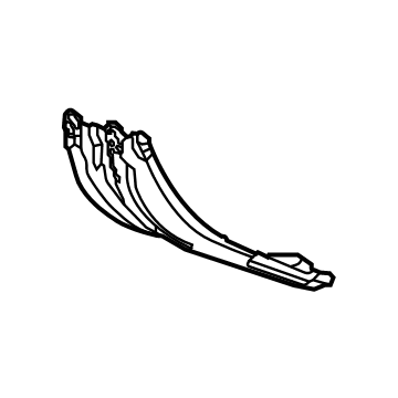 55132-0E040 Genuine Toyota Reinforcement, Dash