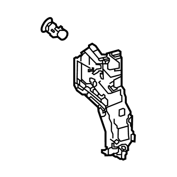 55242-0E010 Genuine Toyota SILENCER, Fr Panel S